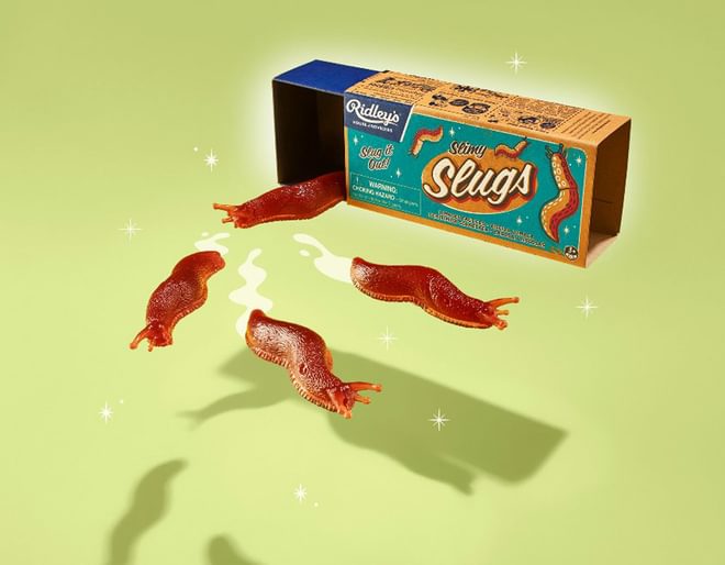 Slimy Slugs - Sticky, icky set of 4!