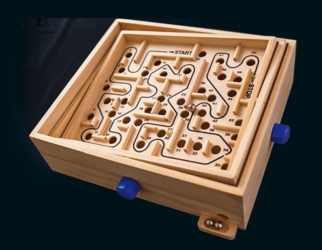 Labyrinth - Classic Wooden Game of Skill