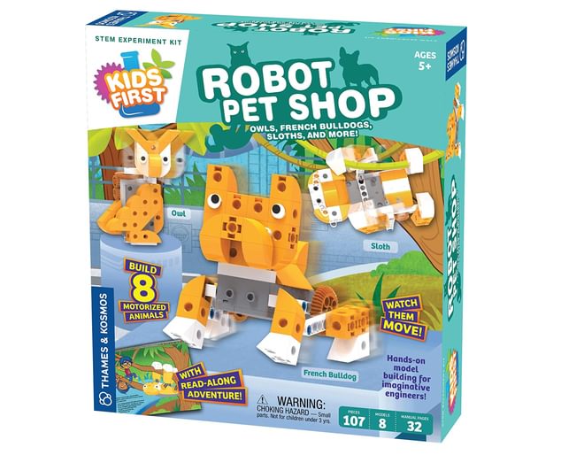 Robot Pet Shop - Build 8 Motorised Animals