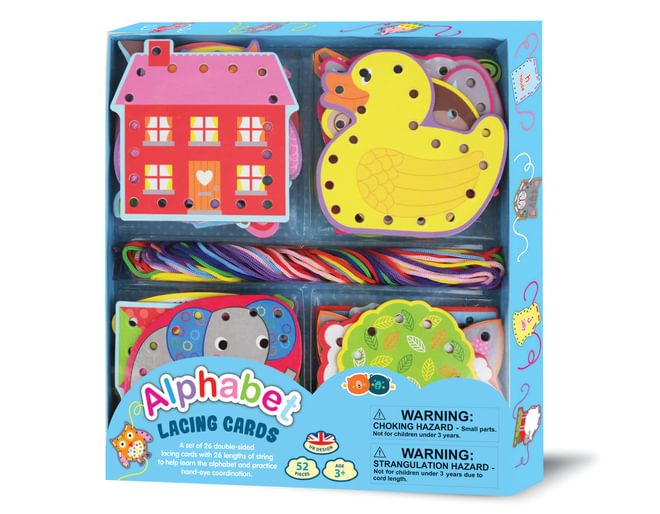 Alphabet Lacing Cards