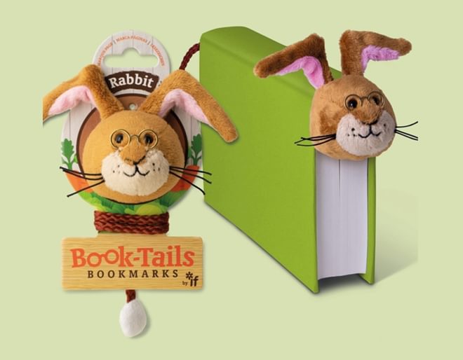Rabbit Book-Tails - Cute Bookmark