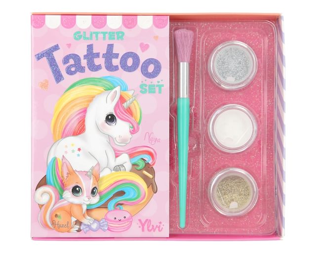 Unicorn Glitter Tattoo Set - 38 Designs