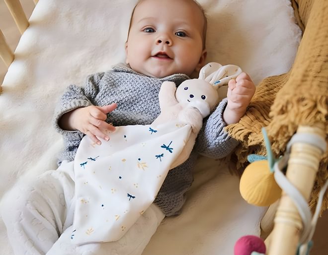 Rabbit Doudou - Plush Comforter