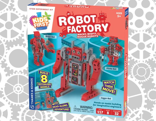 Robot Factory - Build 8 Motorized Models