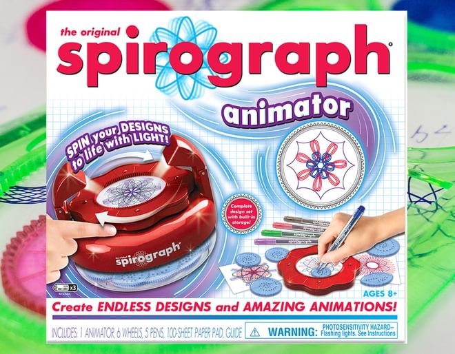 Spirograph Animator - With light effects!