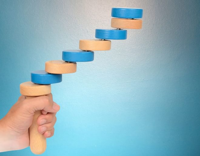 True Balance - 8 Spinning Discs to stack!