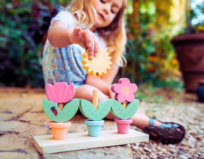 Stacking Flower Pots - FSC Wood