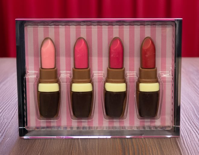 Chocolate Lipsticks - Milk Chocolate Set