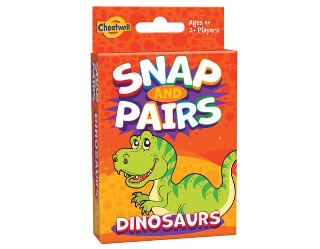 Dinosaur Snap & Pairs Game - Girls Aged 1